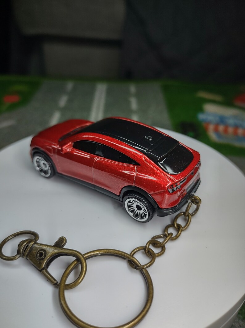 Ford Mustang Mach E Car EV Custom Diecast Keychain Gift Hot Wheels ...