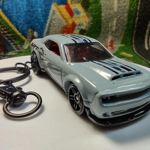 CUSTOM Dodge Challenger SRT Hellcat Diecast Wheel Swapped & Custom ...