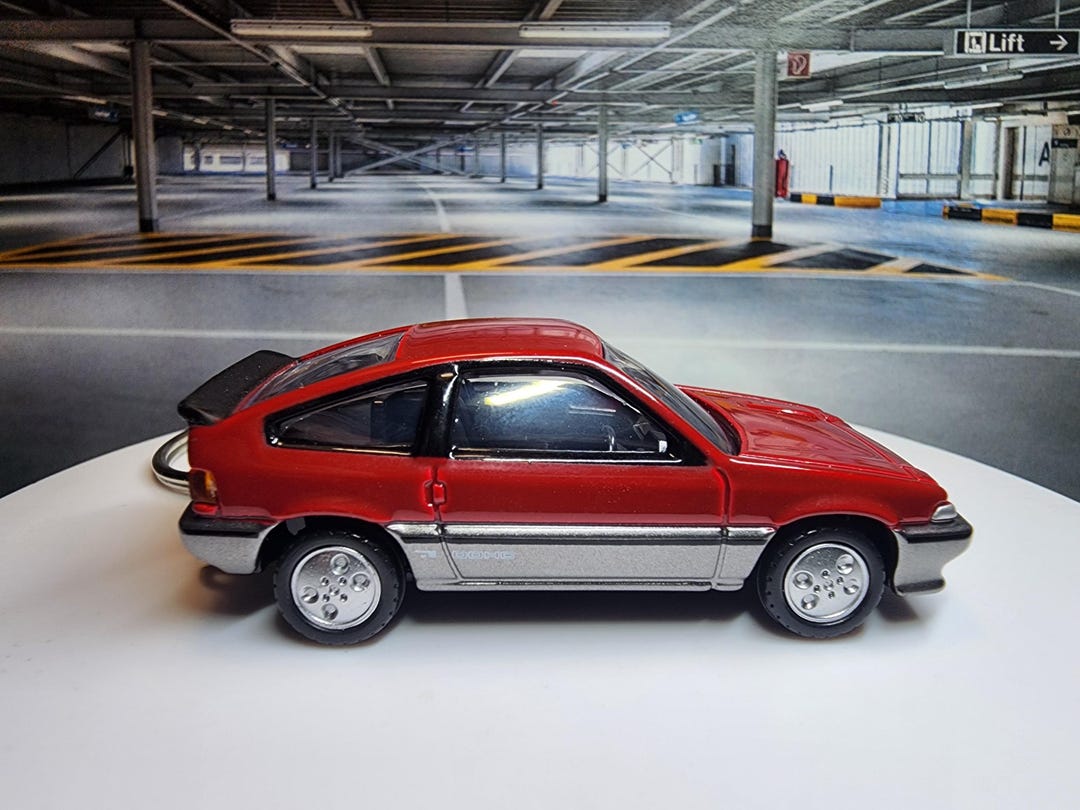 1983 - 1987 HONDA Crx Diecast Custom Keychain Model 1:64 Birthday Gift ...