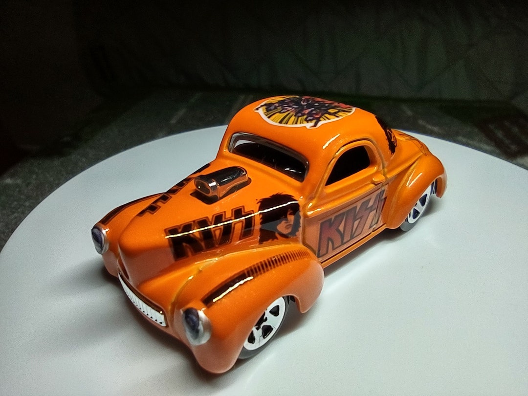 KISS Rock Band 1941 Willys Coupe Loose Diecast Rock & Roll Fan Custom ...