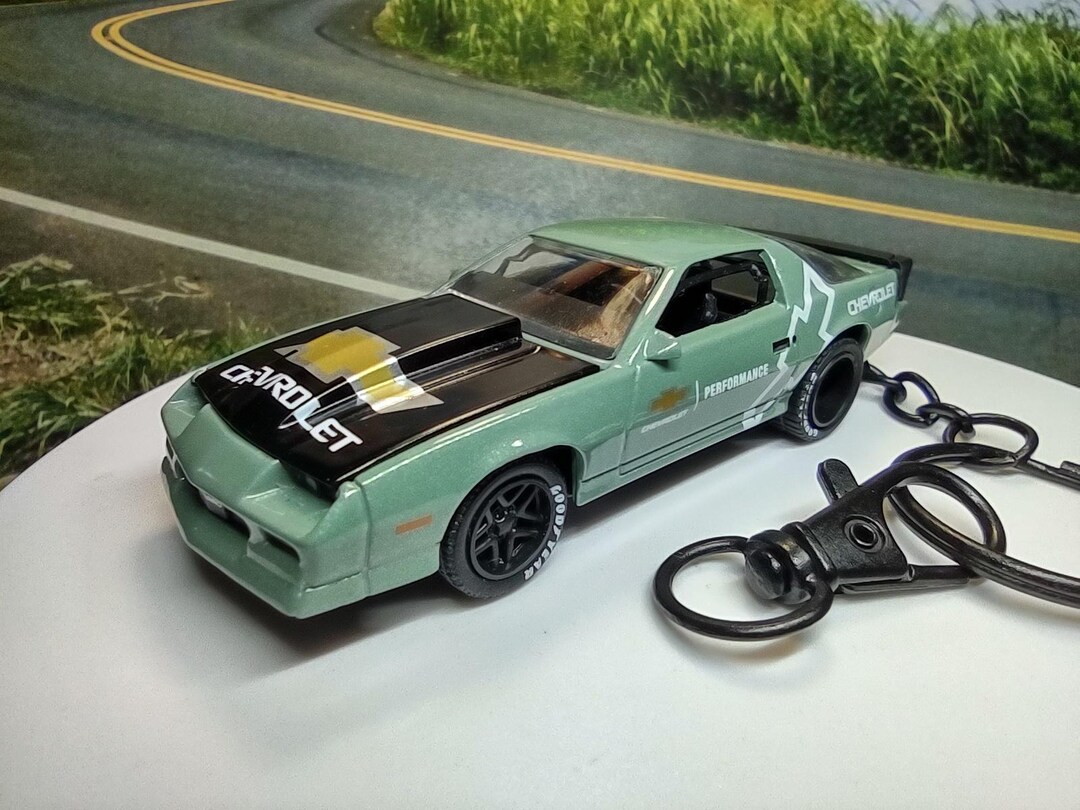 1985 Chevrolet Camaro Iroc Z28 Drag Car Diecast All Metal Keychain ...