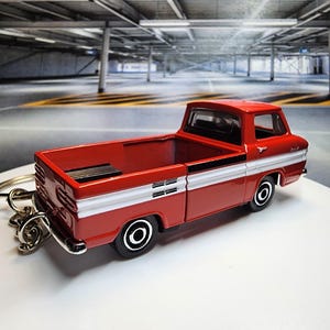 1961 Chevy Corvair Rampside Pickup Truck SUV Custom Keychain Rare ...