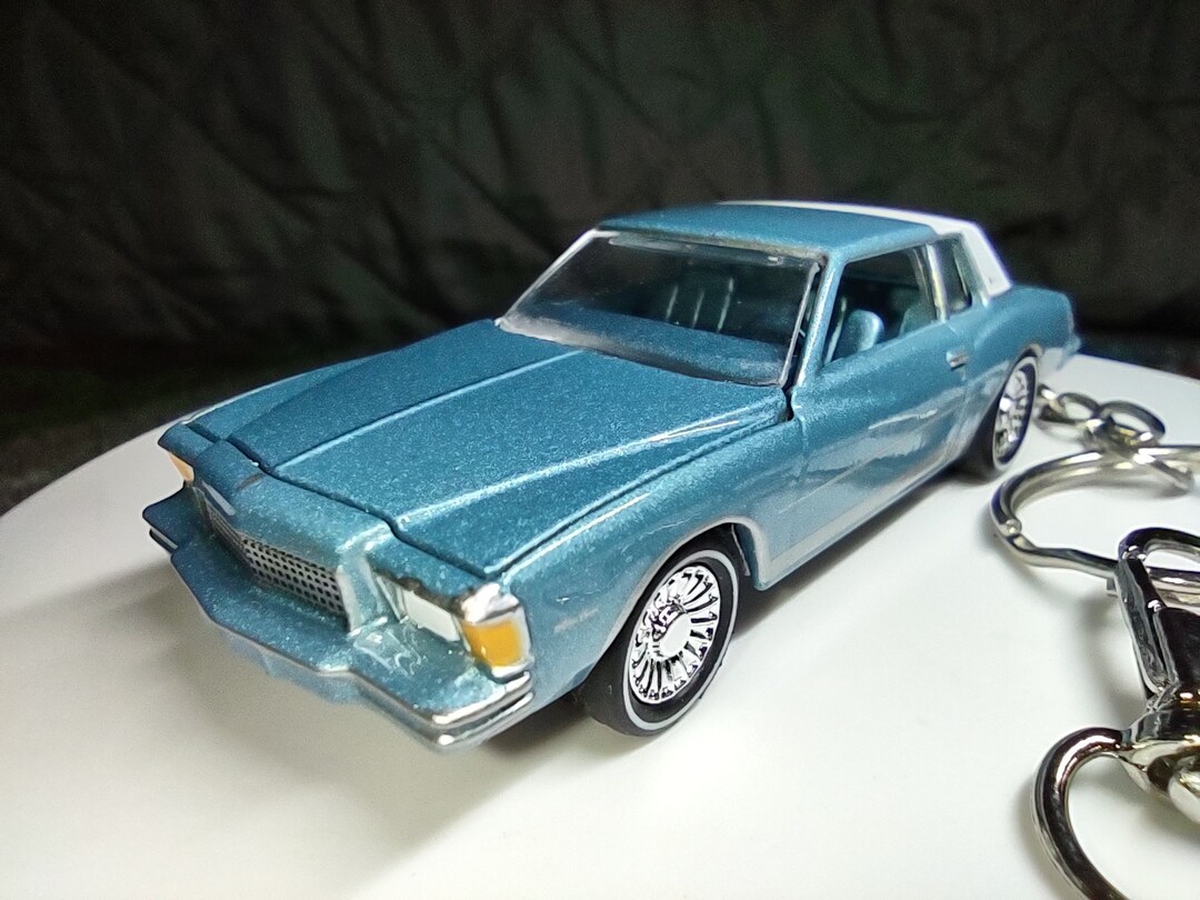 1978 Chevy Monte Carlo Diecast Metal Keychain Premium Rubber Tires Hot ...