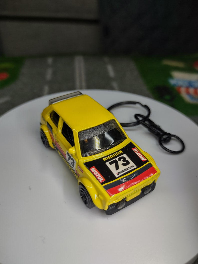 1973 Honda Civic Custom Hatchback Car Yellow Keychain Mugen Nos Diecast ...