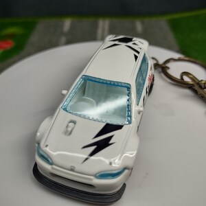 Honda Civic Hatchback Drag Car Custom White Keychain Mugen Rare Gift ...