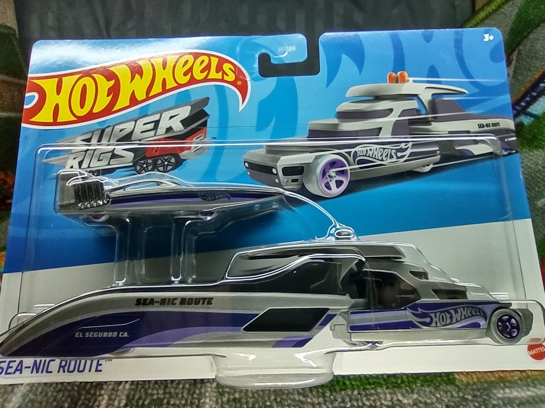 Hot Wheels Yacht and Speed Boat Sea-nic Route Rare Gift Father's Day ...