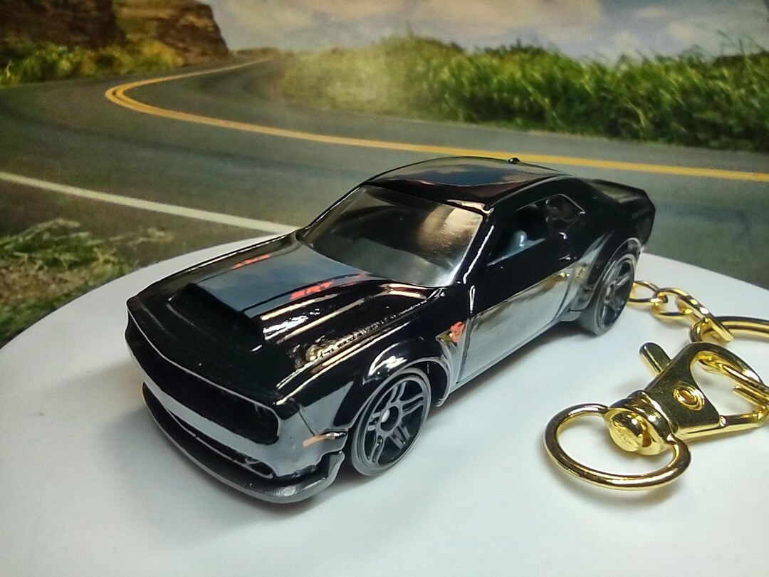 Dodge Challenger SRT Demon Car Mopar Custom Keychain Hellcat Birthday ...