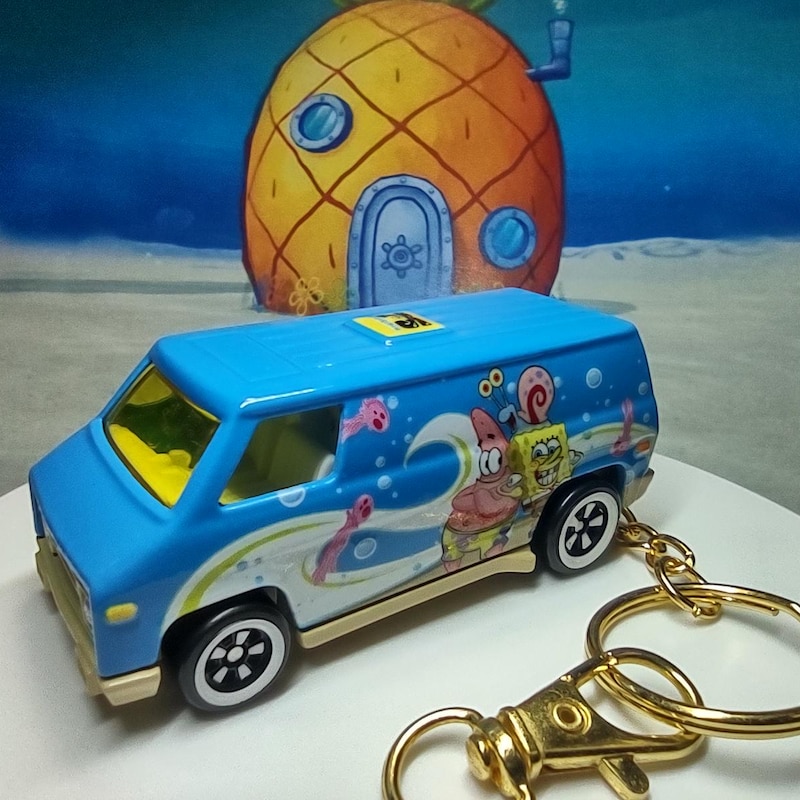 Spongebob Keychain - Etsy