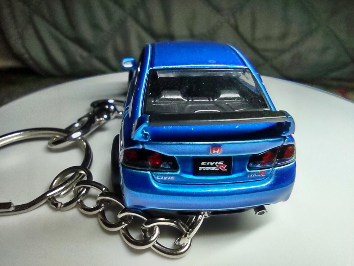 Honda Civic Type R Keychain Diecast Hot Wheels Matchbox Gift Wife ...