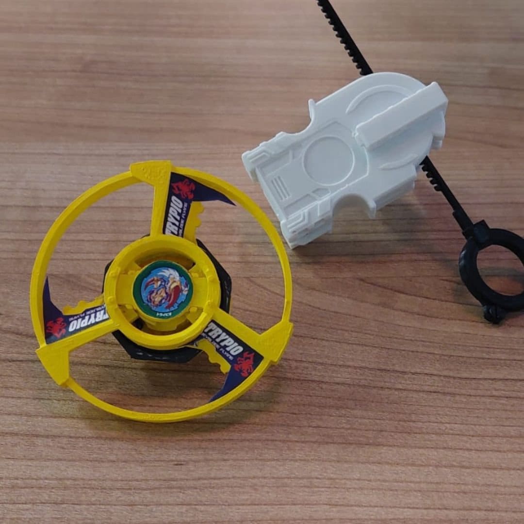 Beyblade Trypio STL Files, Old Generation Beyblade X, Beyblade 3d ...