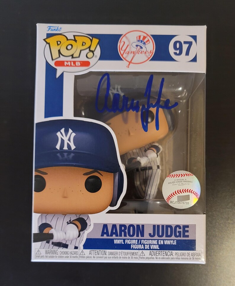 Aaron Judge Funko Pop New York Yankees MLB Hologram W/coa - Etsy