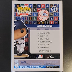 Aaron Judge Funko Pop New York Yankees MLB Hologram W/coa - Etsy