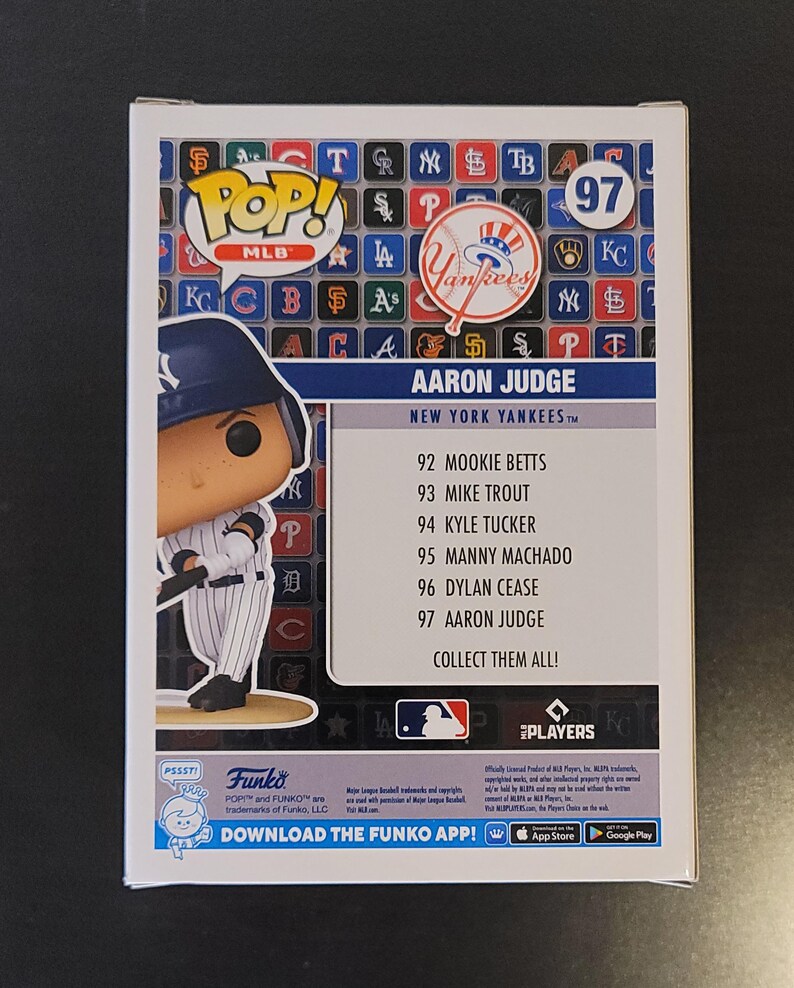 Aaron Judge Funko Pop New York Yankees MLB Hologram W/coa - Etsy