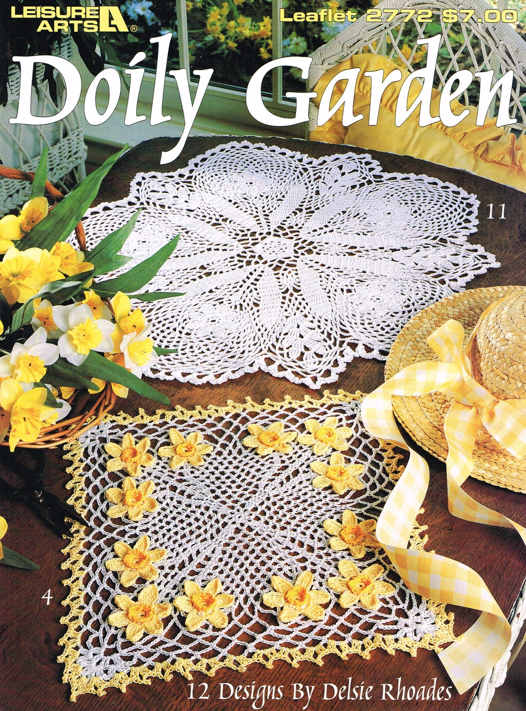 Doily Garden Crochet Pattern Book - Etsy