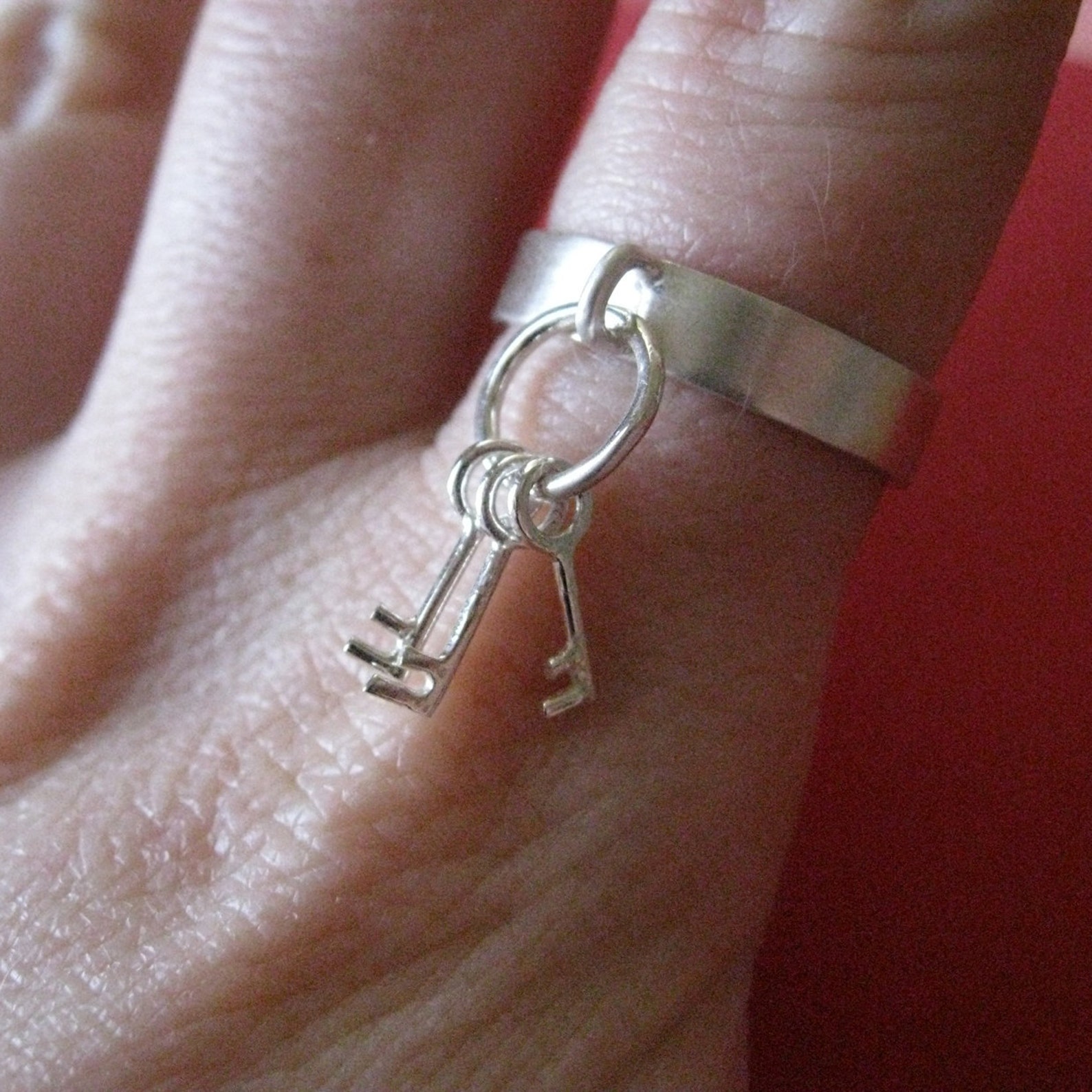 Key Ring Ring Sterling Silver - Etsy