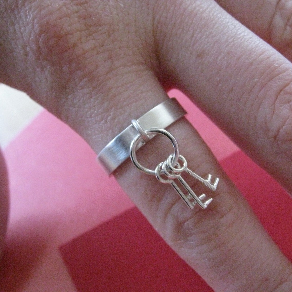Key Ring Ring Sterling Silver - Etsy