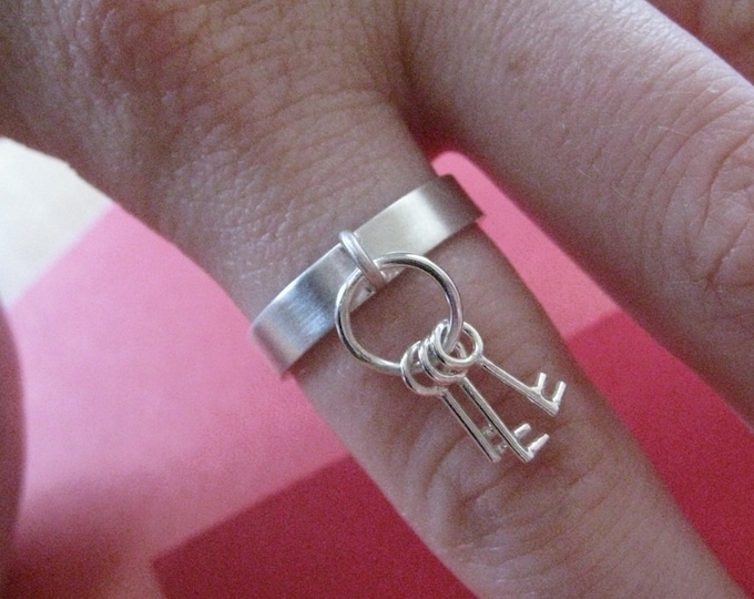 Key Ring Ring Sterling Silver - Etsy