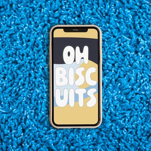 Bluey TV Show Digital Poster oh Biscuits bandit Heeler - Etsy
