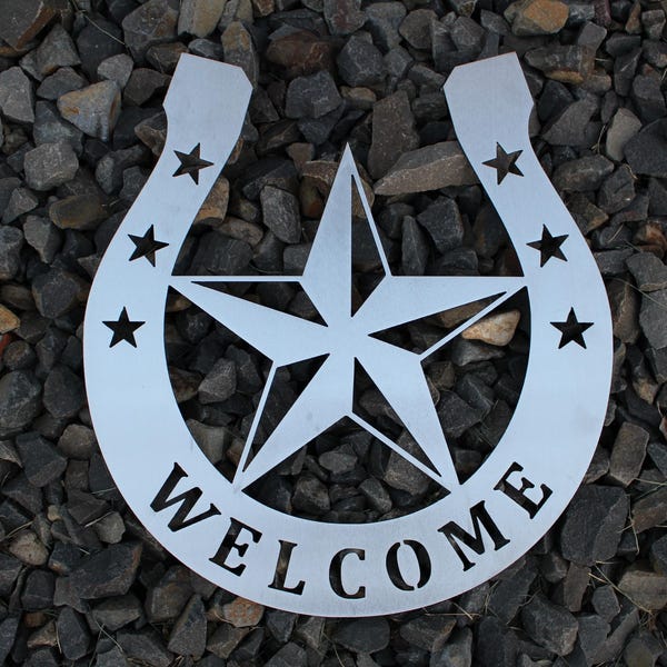 Horseshoe Welcome - Etsy