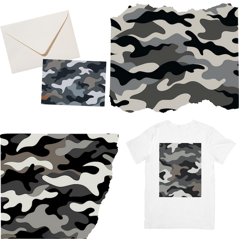 Urban Camo SVG, Grey Camouflage Pattern SVG, Tactical Camo Digital ...
