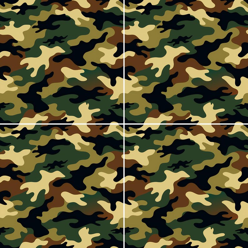 Camo Pattern SVG, Military Camouflage Svg, Army Fabric Texture Svg ...