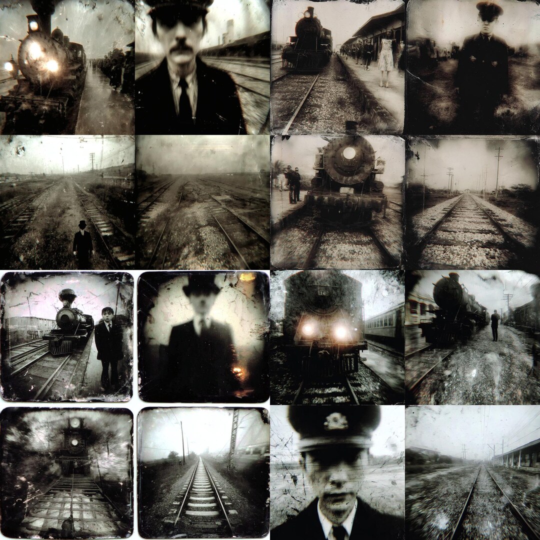Railway Photography Ephemera, Vintage Train Photos Printable, Steam ...