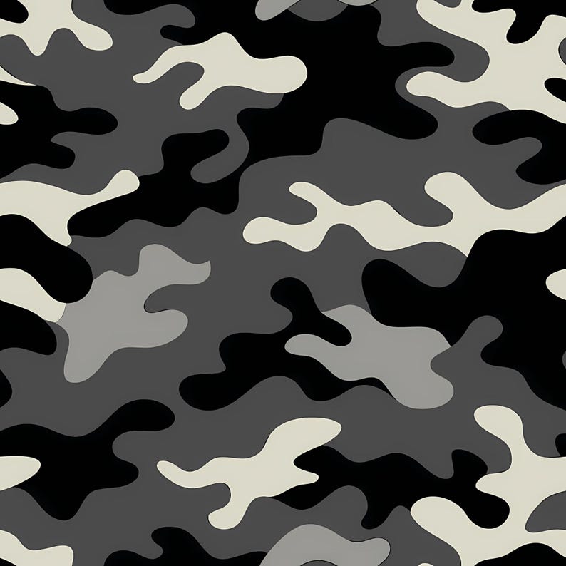 Urban Camo SVG, Grey Camouflage Pattern SVG, Tactical Camo Digital ...