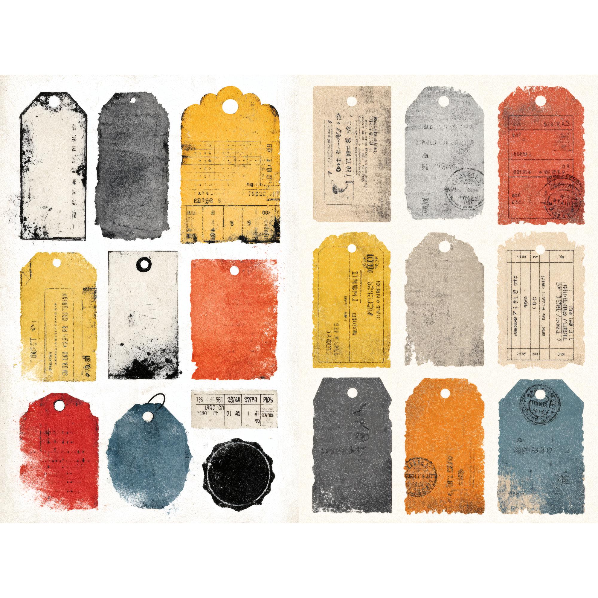 Printable Vintage Raffle Tickets Collage Sheet Retro Ticket Stubs and ...