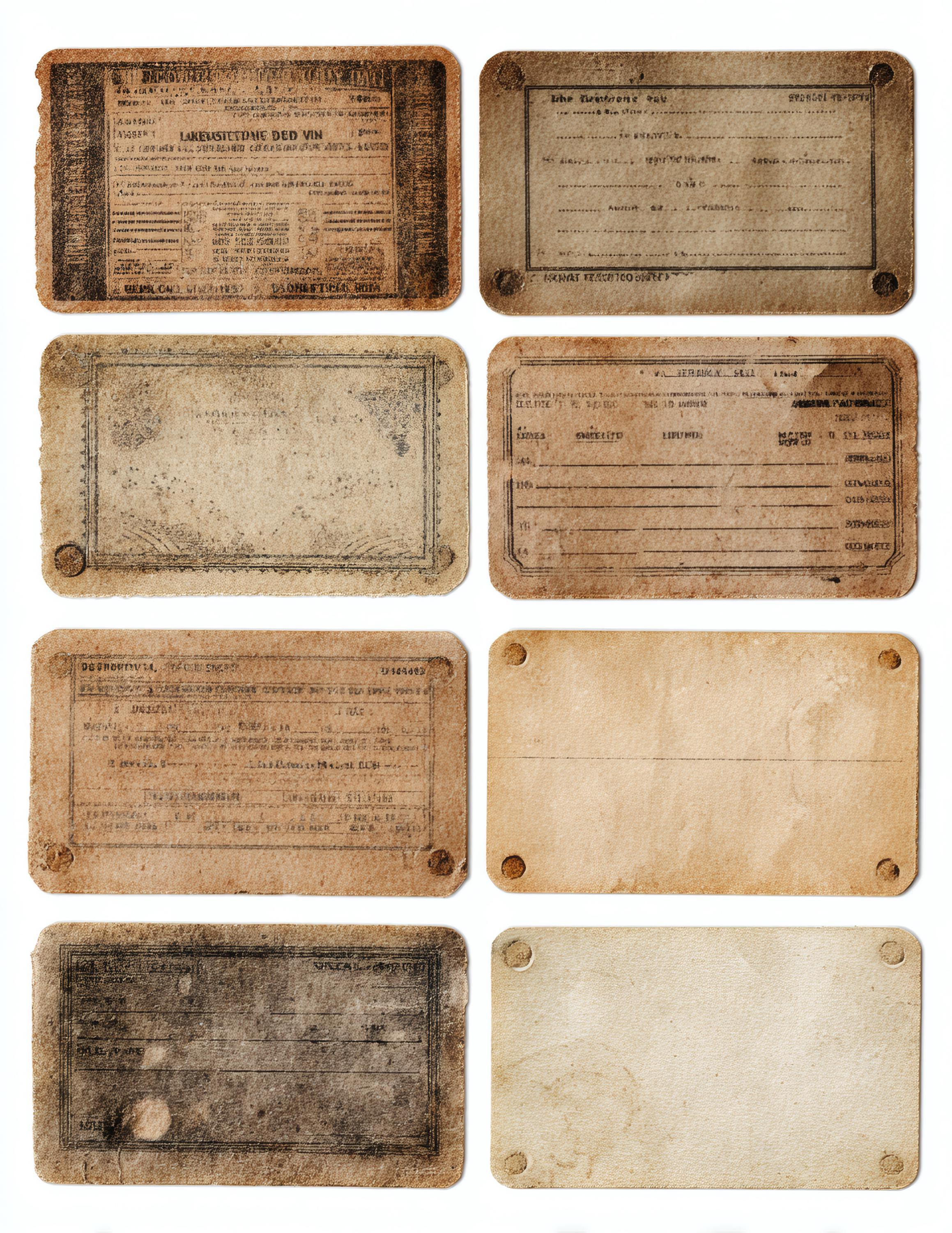 Military Passes & Ration Tickets, WWII Ephemera for Junk Journals, War ...
