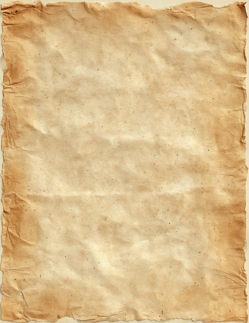 Vintage Parchment Junk Journal Pages, Rustic Scrapbook Paper, Antique ...