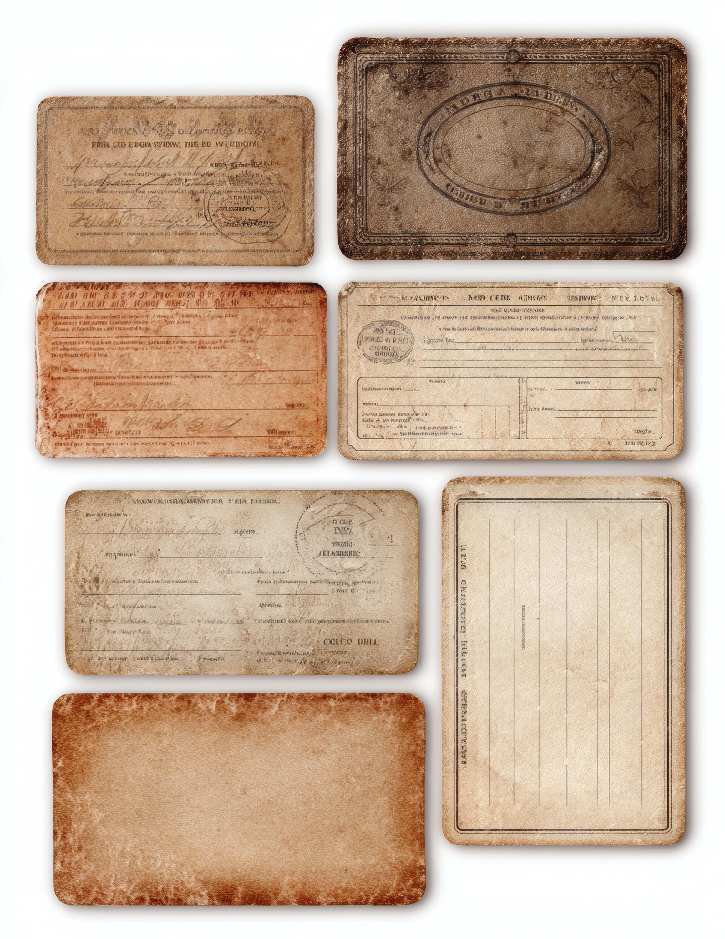 Military Passes & Ration Tickets, WWII Ephemera for Junk Journals, War ...