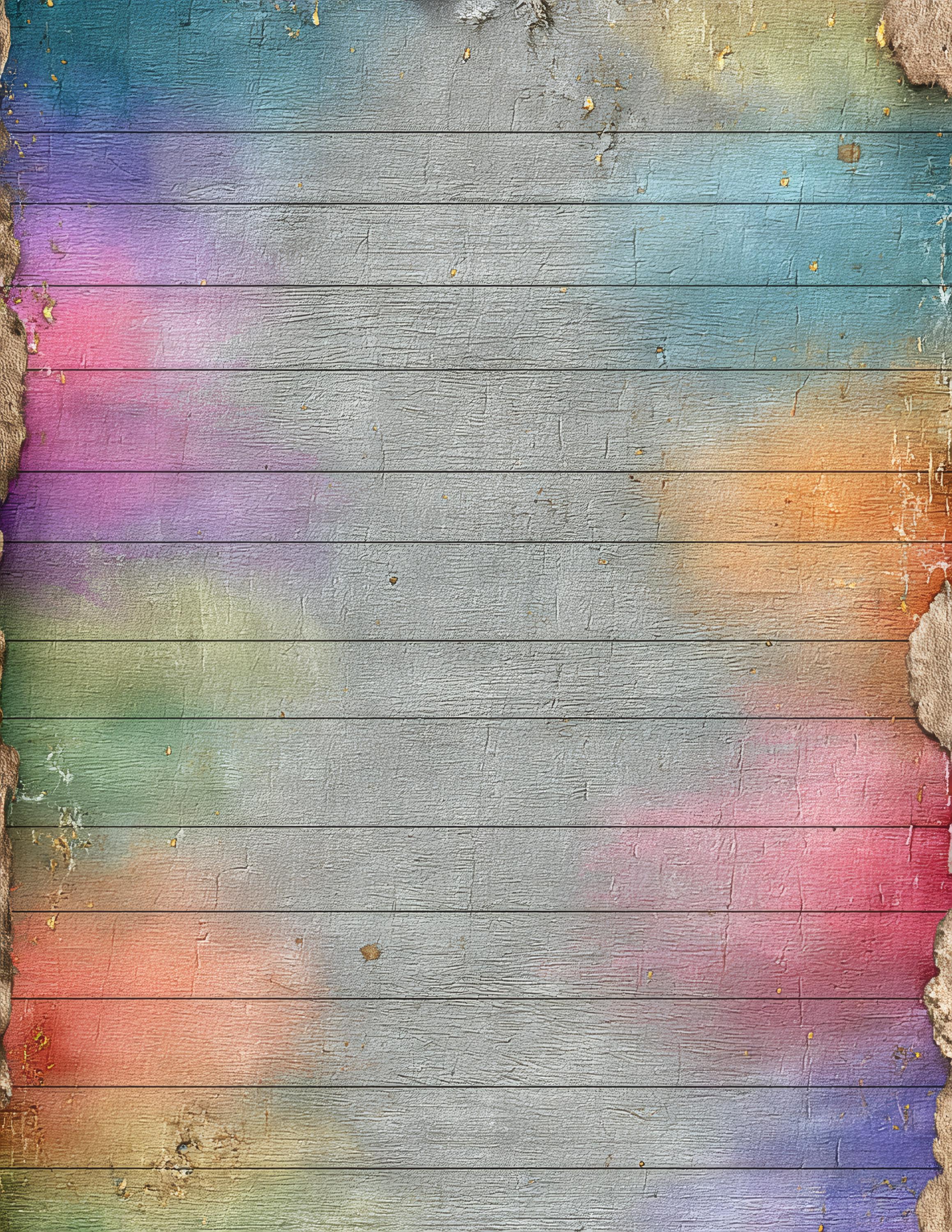 Vintage Lined Paper Pages, Old School Notebook Printable, Distressed ...