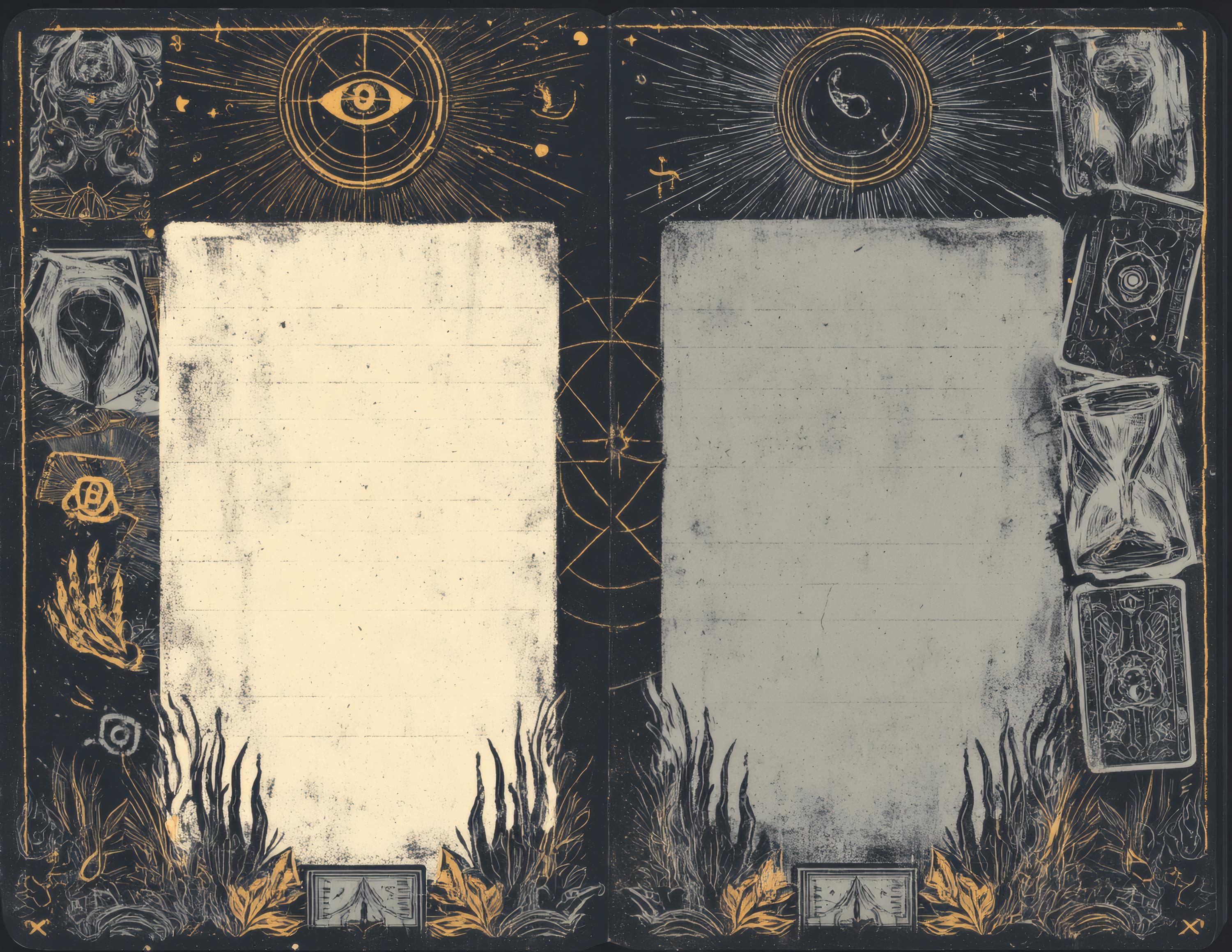 Divination Junk Journal Kit, 32 Tarot Printable Pages, Mystic ...
