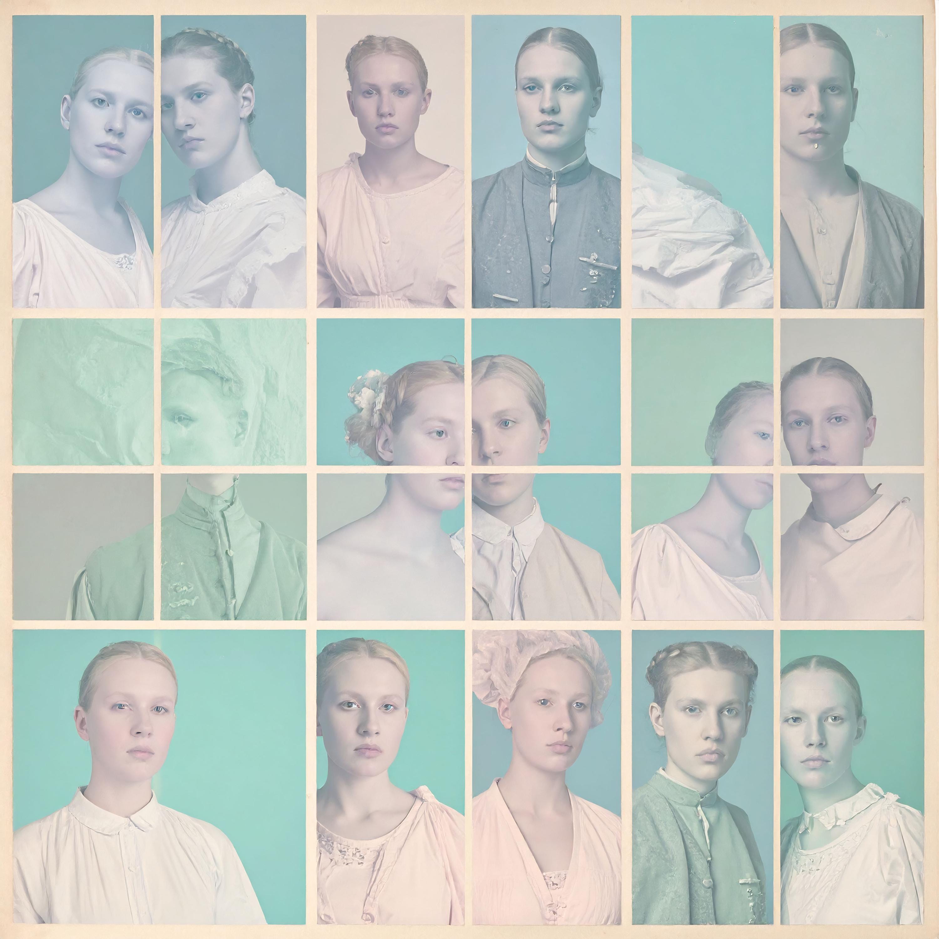 Vintage Portrait Collage Sheet Bundle for Junk Journal Paper Crafts ...