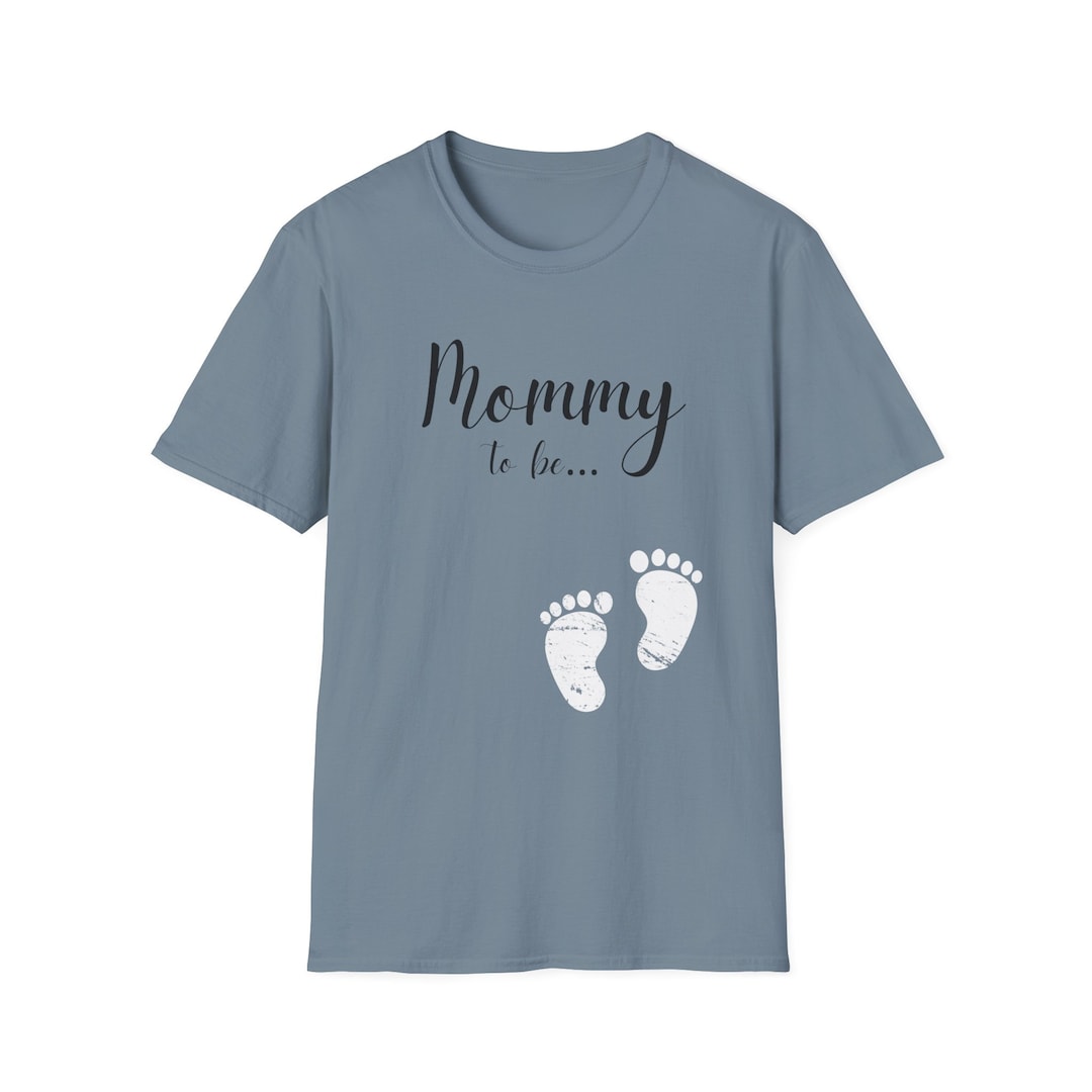 Pregnancy Announcement Tee, Maternity Shirt, Baby Bump Top, Gender ...