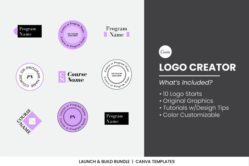 Type-a Bundle: Editorial Typography Canva Templates for Creative ...