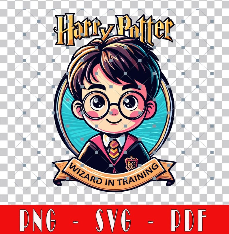 Harry Potter: Wizard in Training PNG SVG PDF Files. Hogwarts Clipart ...
