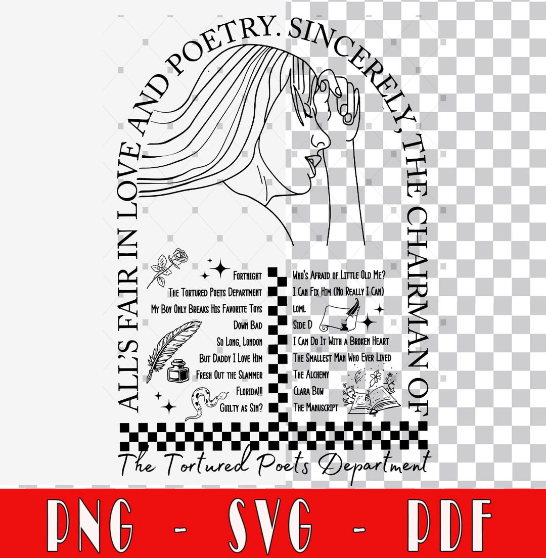 The Tortured Poets Department Digital File, Tswift New Album TTPD Merch ...