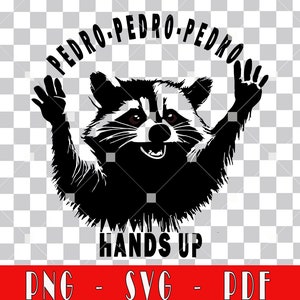 Raccon Dancing Pedro, Tik Tok Viral Raccon Png, Raccon Pedro SVG, Tik ...