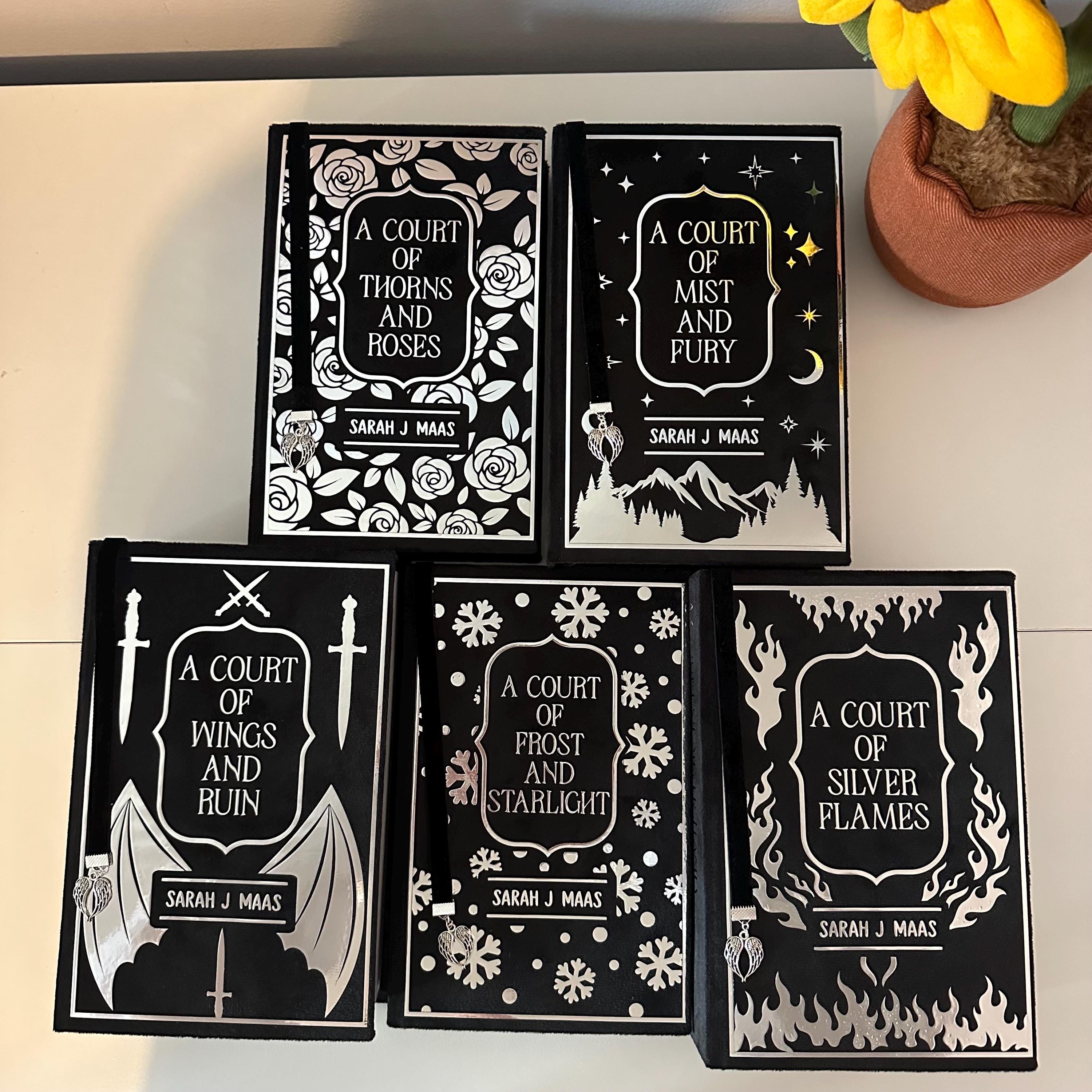 Custom ACOTAR Silver Sprayed Edges Rebound Books - Turn Any Paperback ...