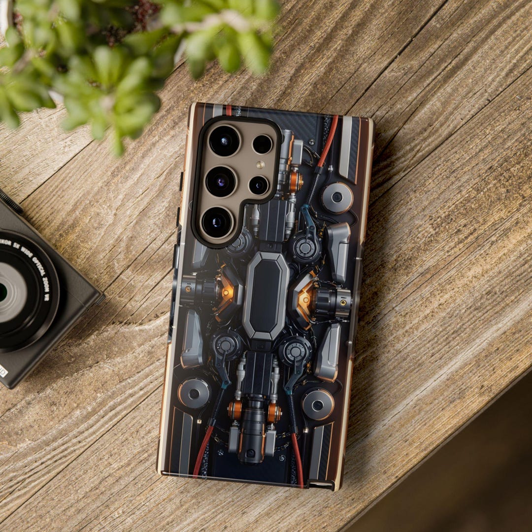 Futuristic Robotic Mechanism 3D Texture for Galaxy S24 Ultra, High Tech ...