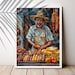 Printable Mexican Street Market Wall Art, Food Vendor Print, Colorful ...