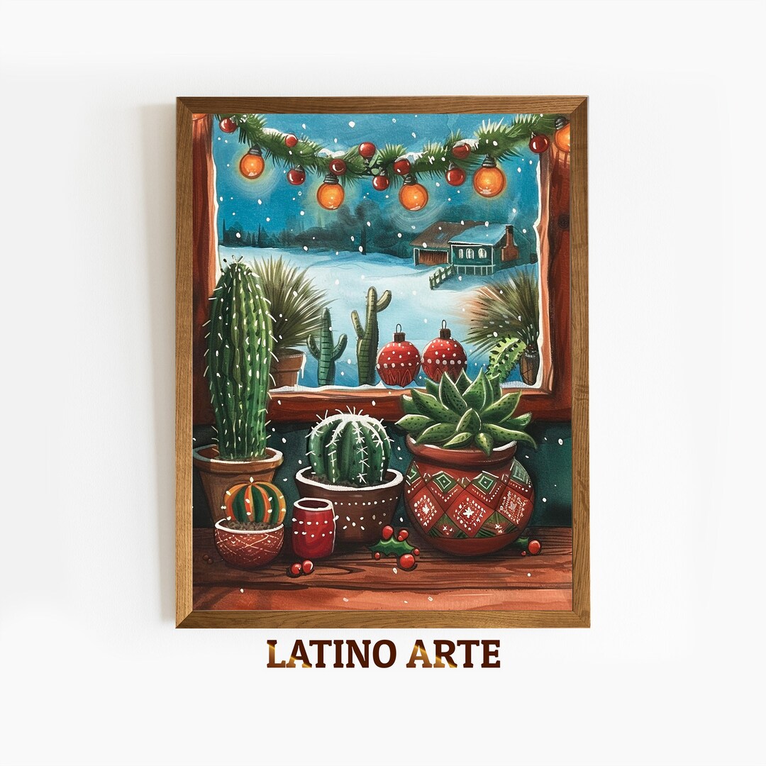 Mexican Christmas Printable Mexican Wall Art, Digital Hispanic Print ...