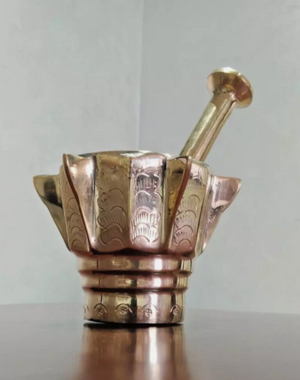 Enhance Your Kitchen With a Vintage Moroccan Brass Mortar and ...