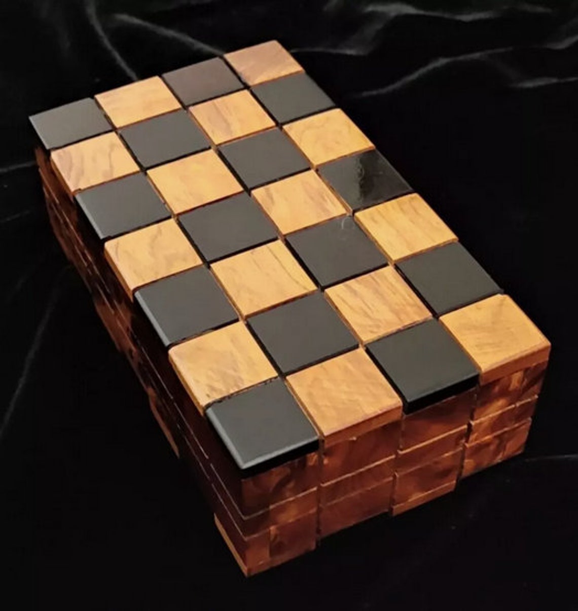 Puzzle Box Secret Thuya Wood Moroccan Hide Stuf, Brain Teaser, Moroccan ...