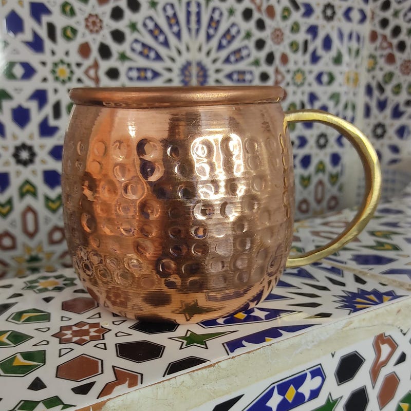 Hammered Copper Cup - Etsy