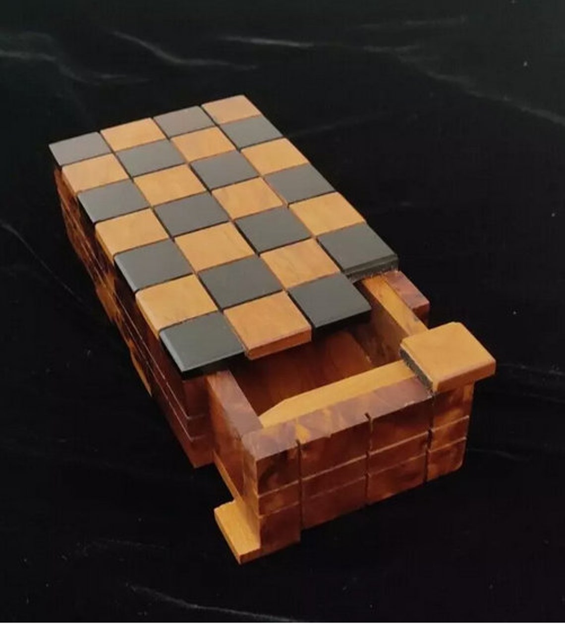 Puzzle Box Secret Thuya Wood Moroccan Hide Stuf, Brain Teaser, Moroccan ...