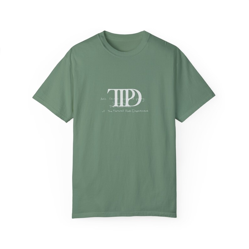 TTPD Comfort Colors Vintage Tshirt Tortured Poets T-shirt Aesthetic ...