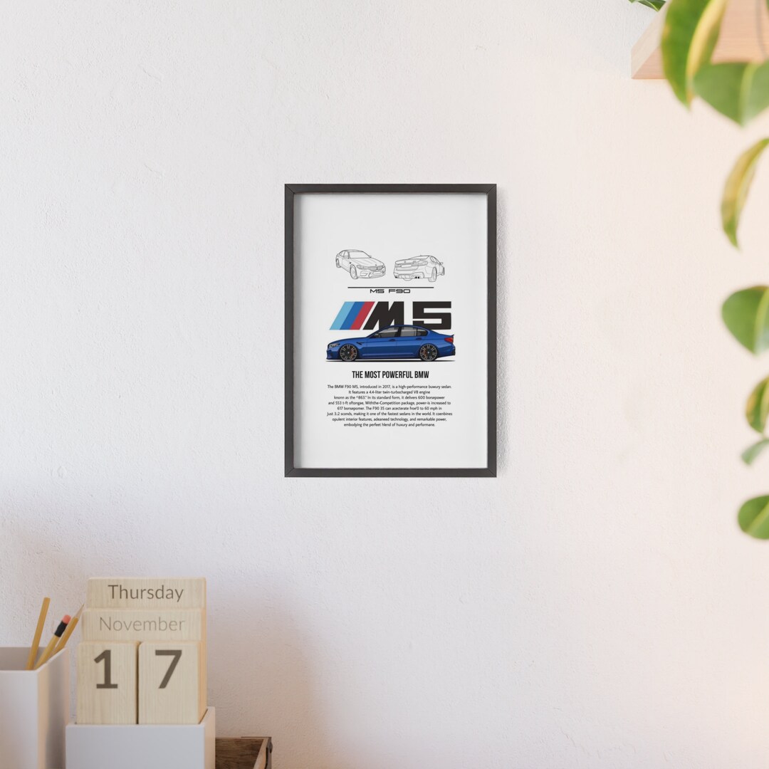 BMW M5 Poster Digital Download Hypercar Poster Supercar Print Art Print ...