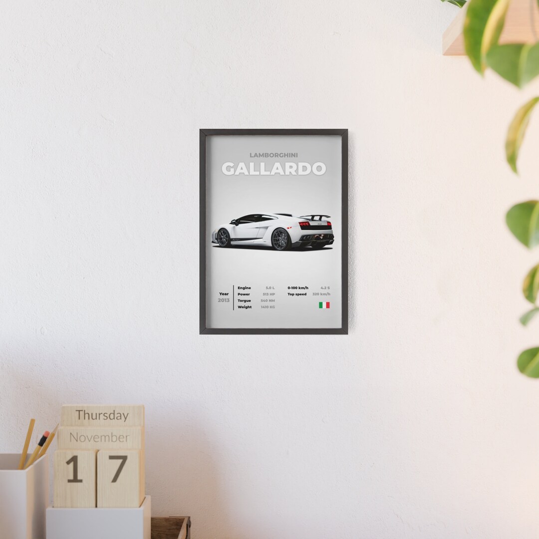 Lamborghini Gallardo Poster Digital Download Hypercar Poster Supercar ...